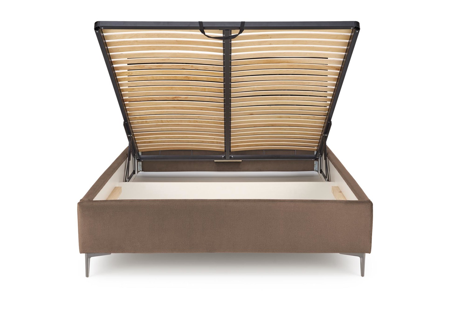 MODULO W5 łóżko 160 - wezgłowie beżowy tap. Monolith 09 - HALMAR