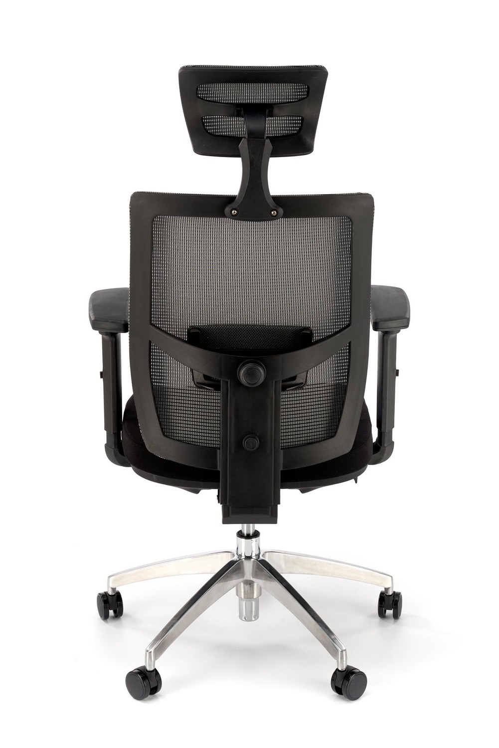 ADMIRAL fotel gabinetowy popielato / czarny - HALMAR