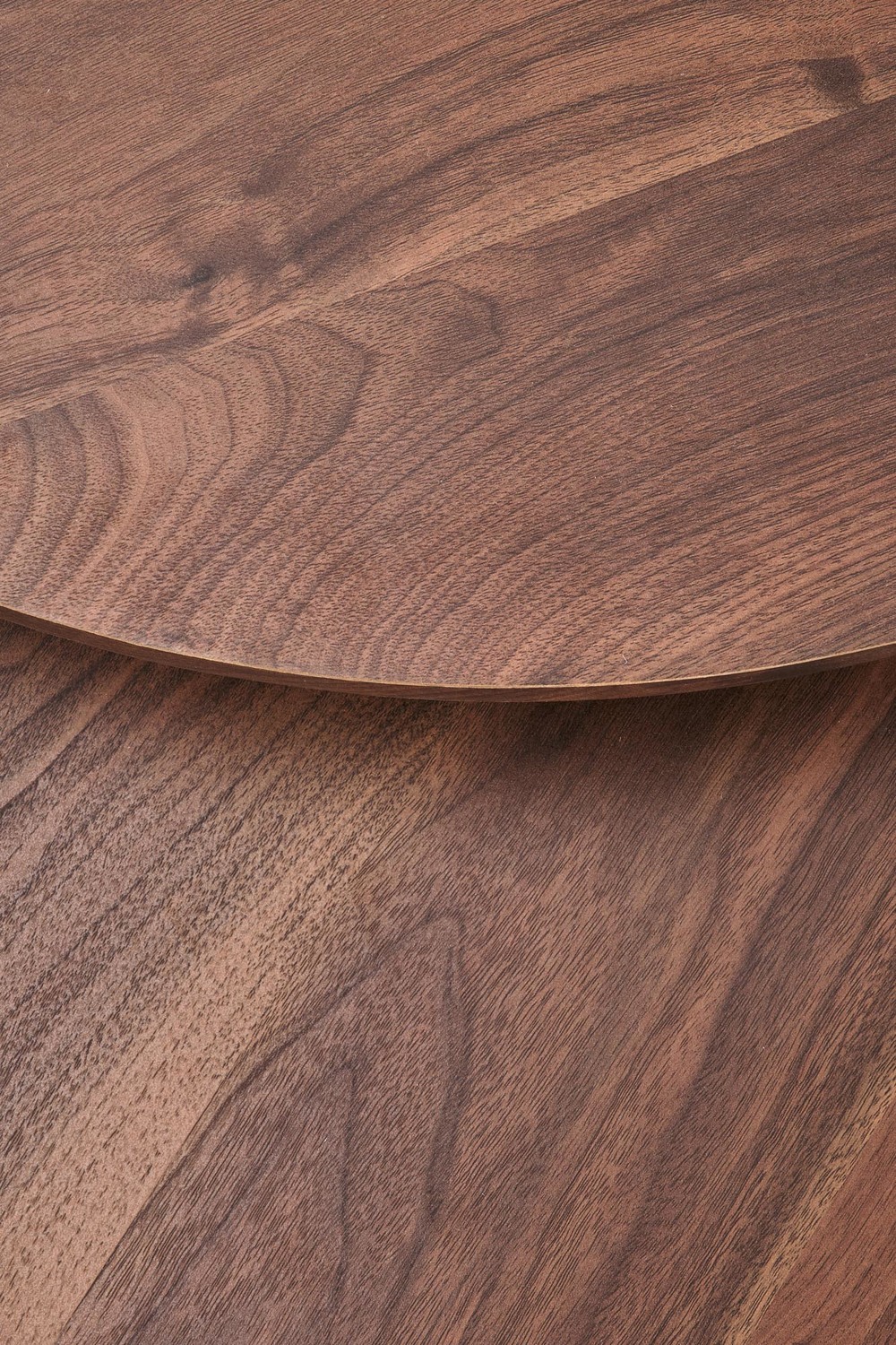 JAVA set of 2 c. tables, walnut / black - HALMAR