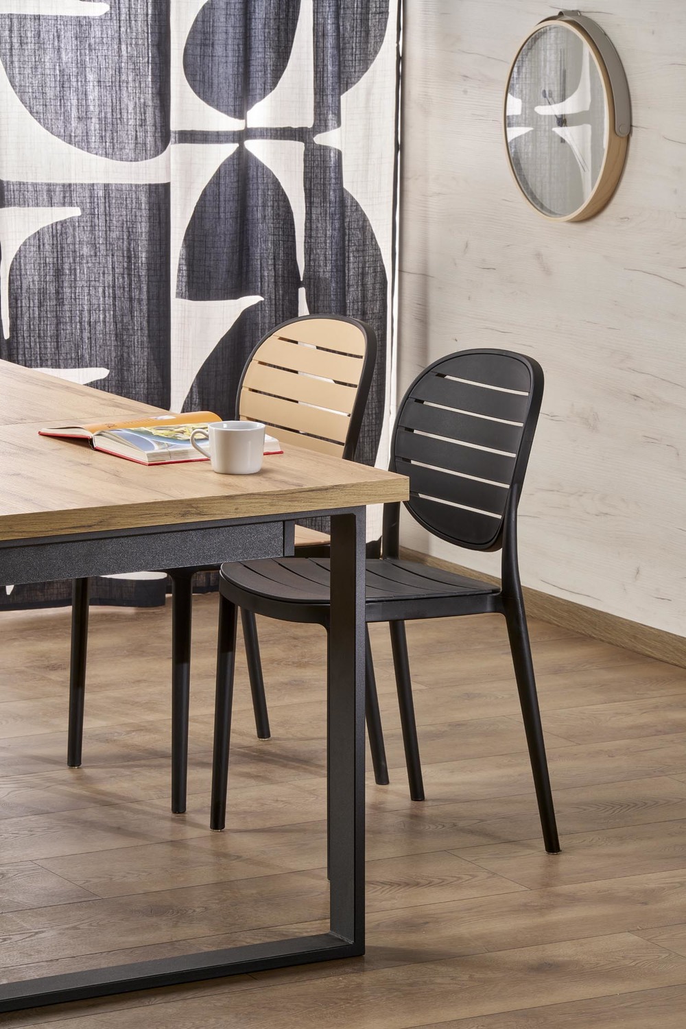 K529 krzesło czarny - Meble ogrodowe i tarasowe - HALMAR