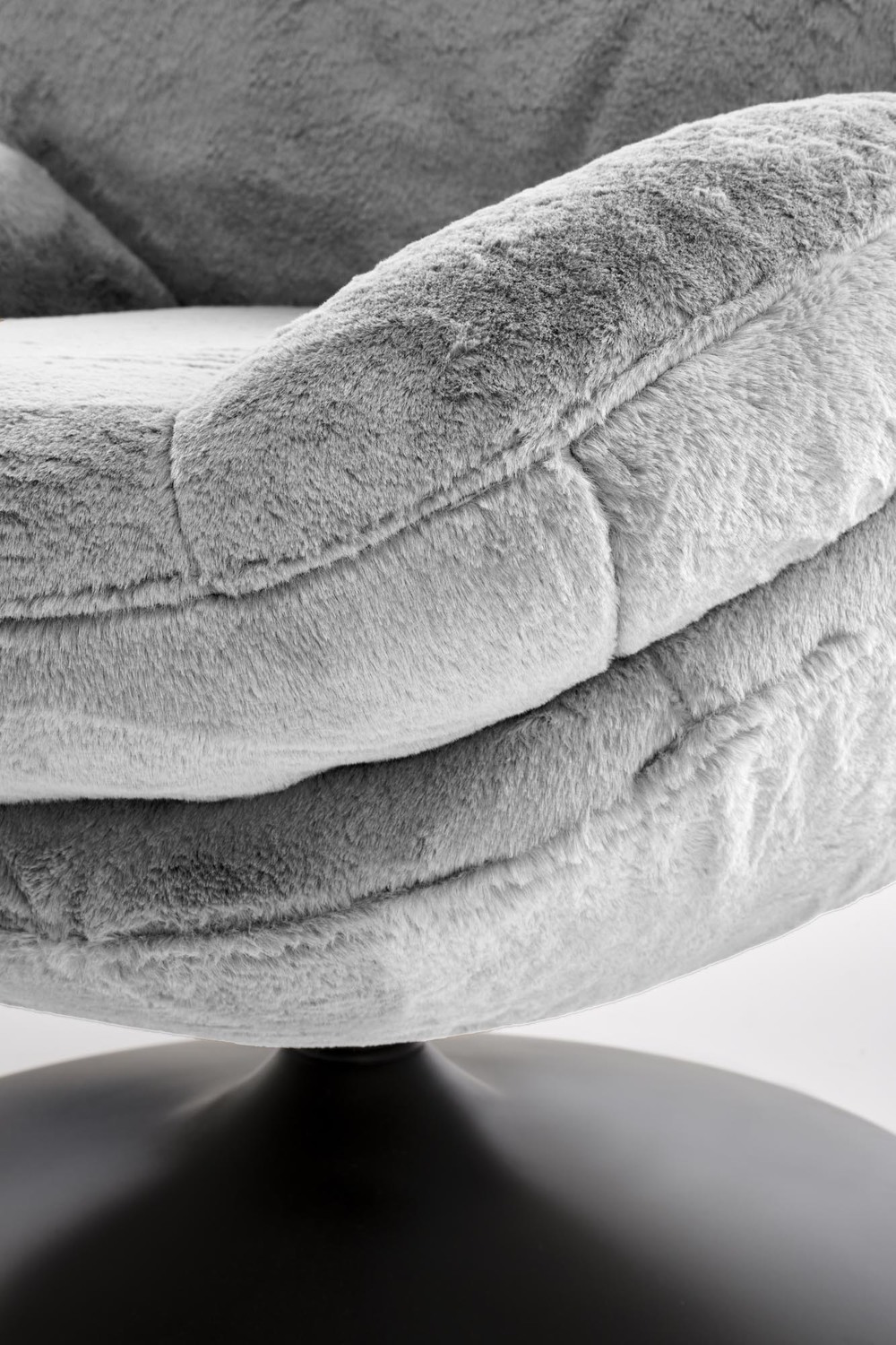 SHELL l.chair, grey - HALMAR