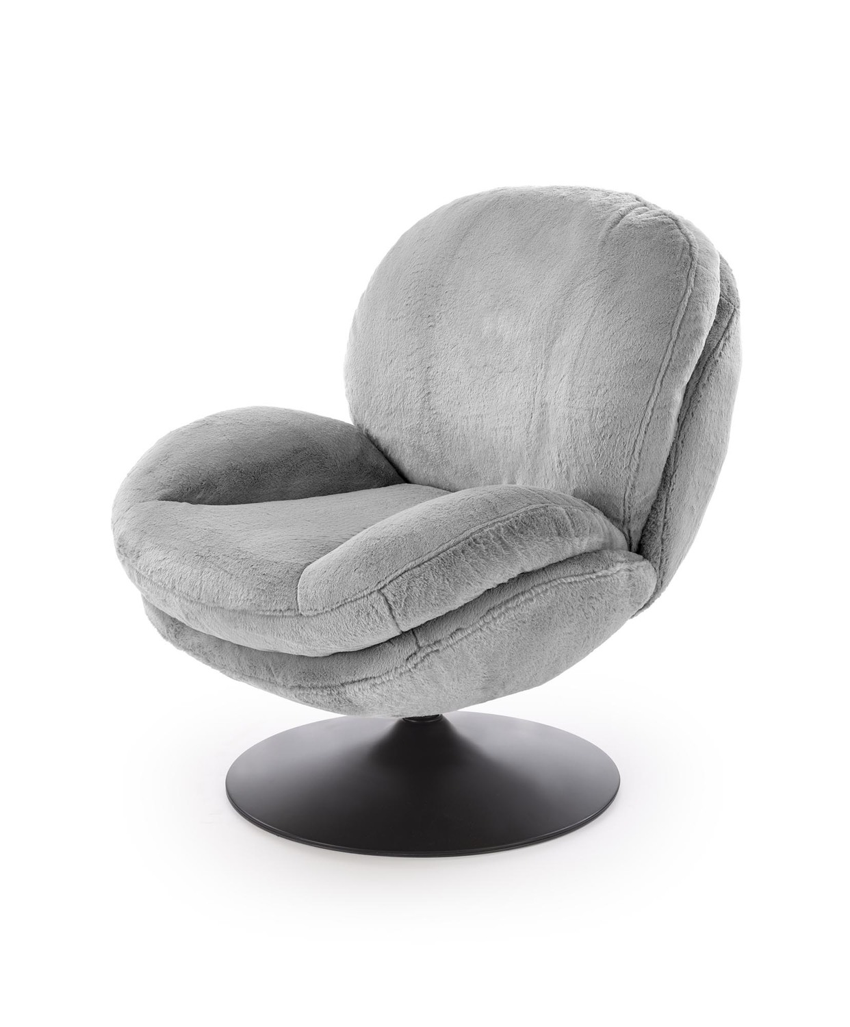 SHELL l.chair, grey - HALMAR