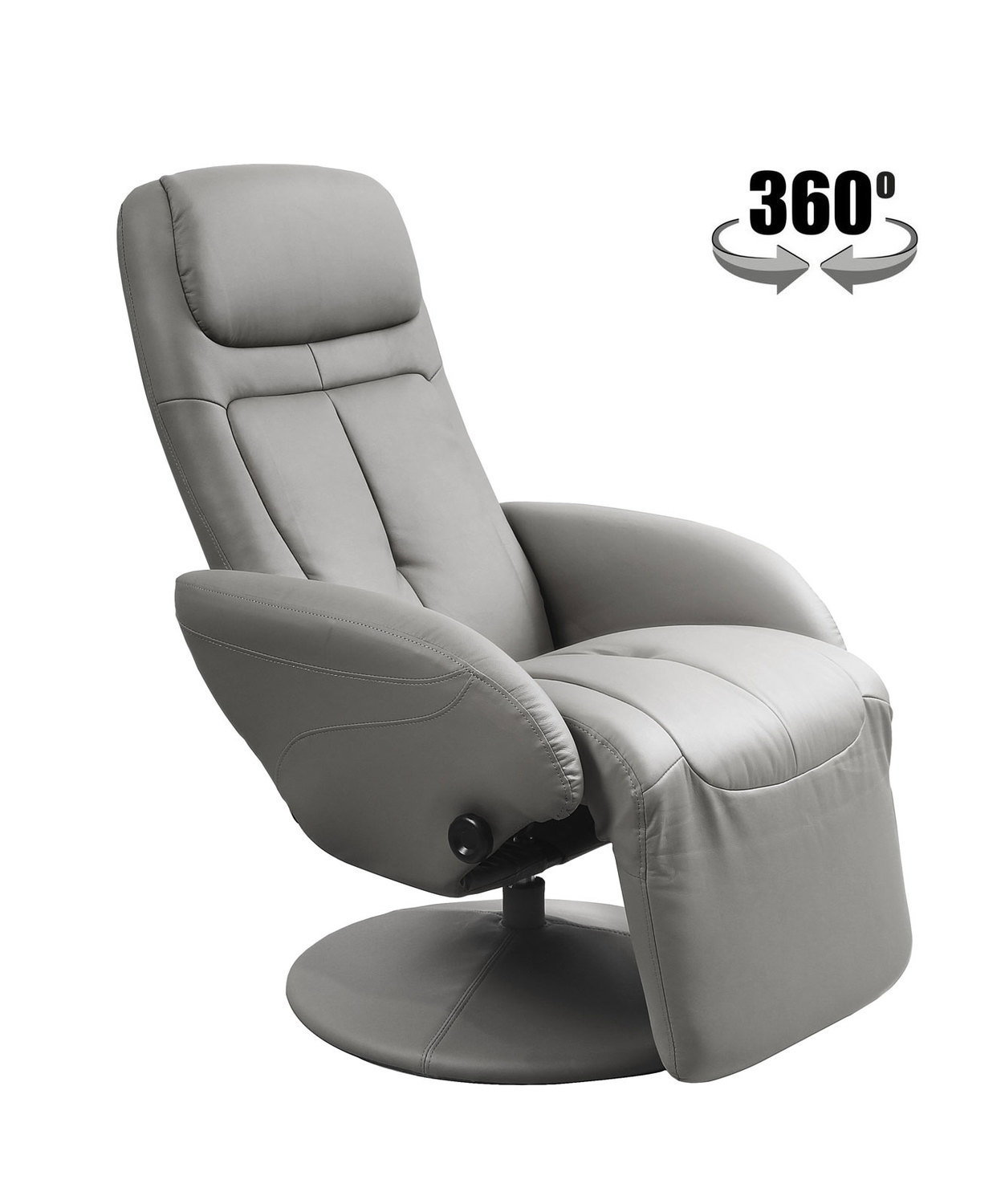 OPTIMA recliner popielaty - HALMAR